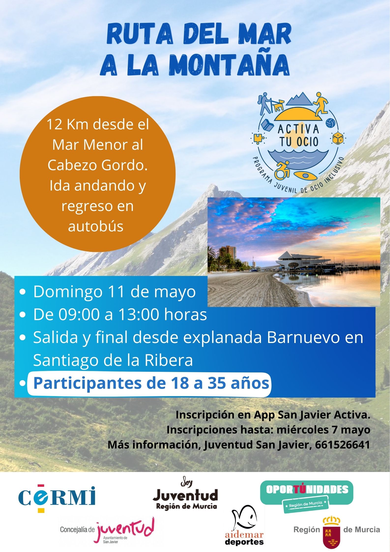 NUEVA FECHA: Ruta del mar a la montaña, 11 de mayo – Concejalía ...